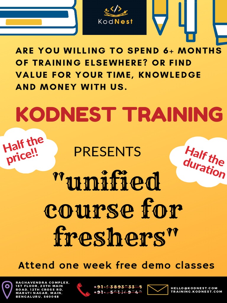 Kodnest - Placements PDF | Download Free PDF | Java (Programming Language) | Data Type