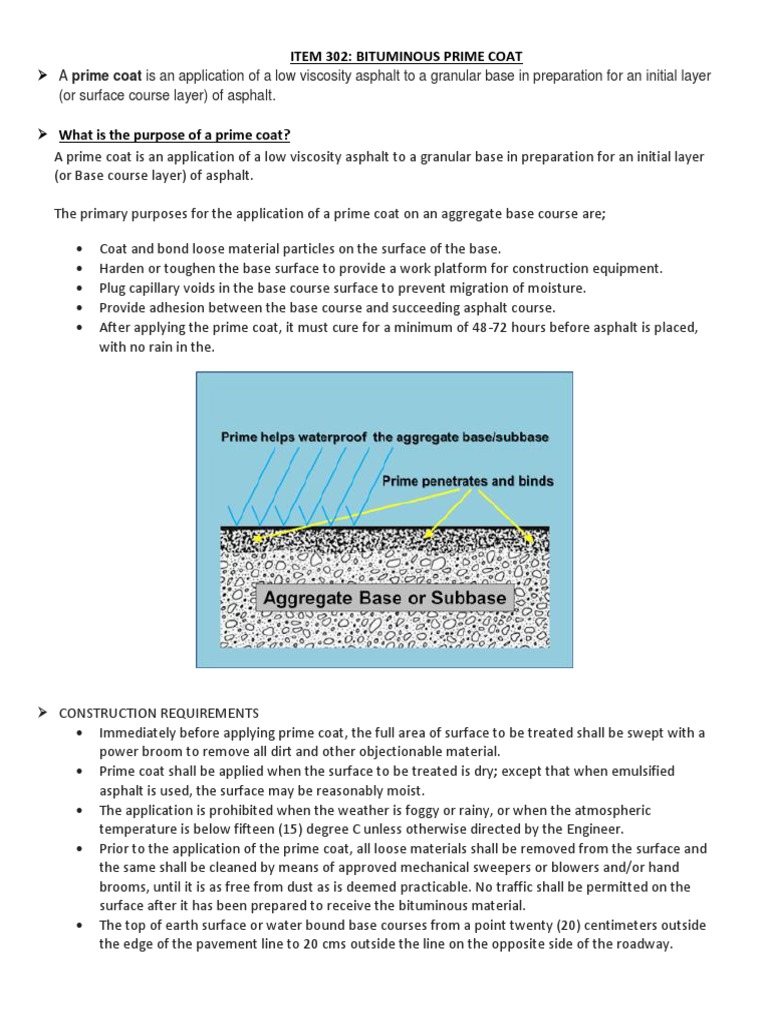Prime Coat Notes | Download Free PDF | Road Surface | Asphalt
