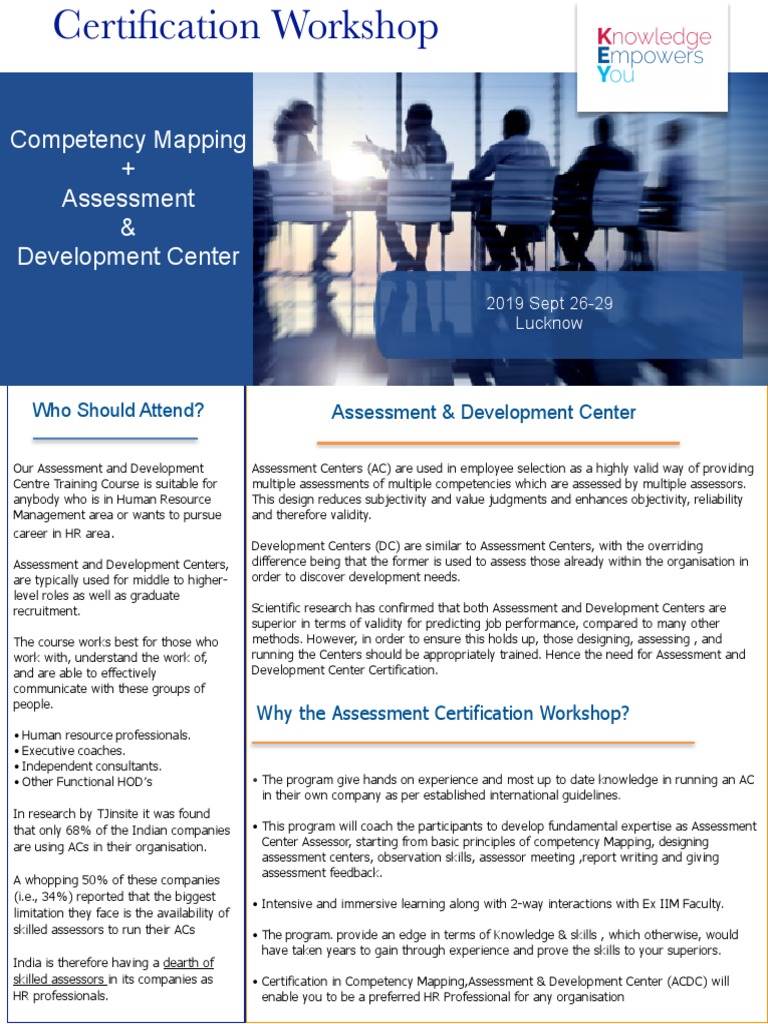 Competency Mapping + Assessment & Development Center | PDF | Competence ...