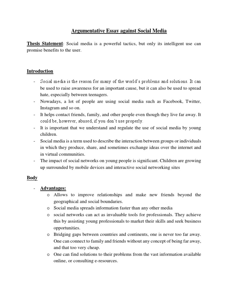 Social Media: Harmful or Beneficial? | PDF | Social Media | Popular ...