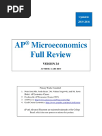 AP Microeconomics Unit 2 - Supply and Demand Practice Test | PDF ...