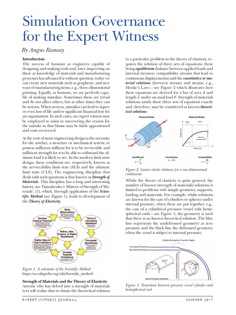 Simulation Governance For The Expert Witness: by Angus Ramsay | PDF ...