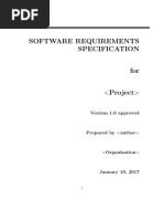 Functional Specification Document Template | PDF | Application Programming Interface ...