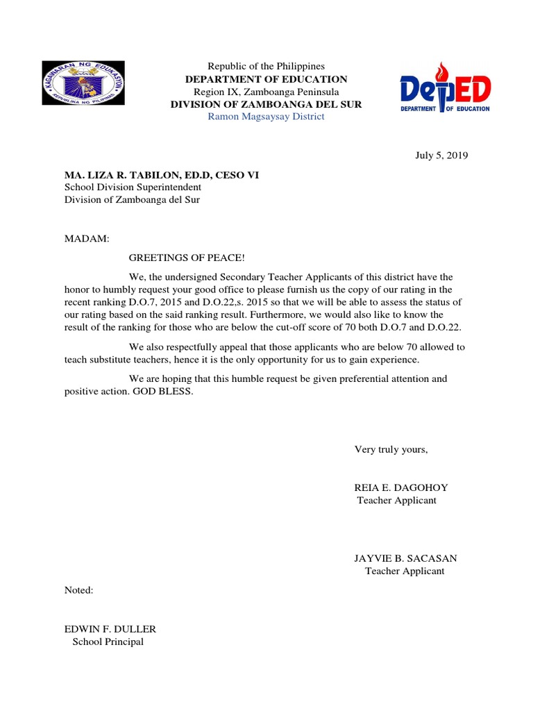 Department of Education Division of Zamboanga Del Sur: Ramon Magsaysay ...