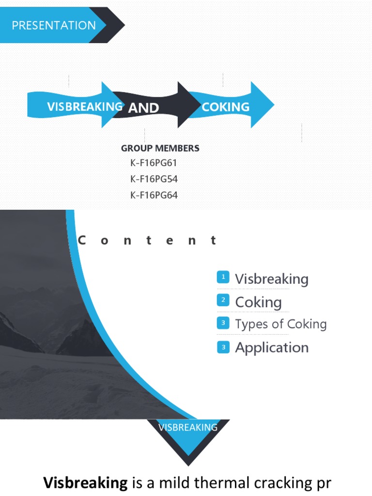 Visbreaking Presentation | Cracking (Chemistry) | Oil Refinery