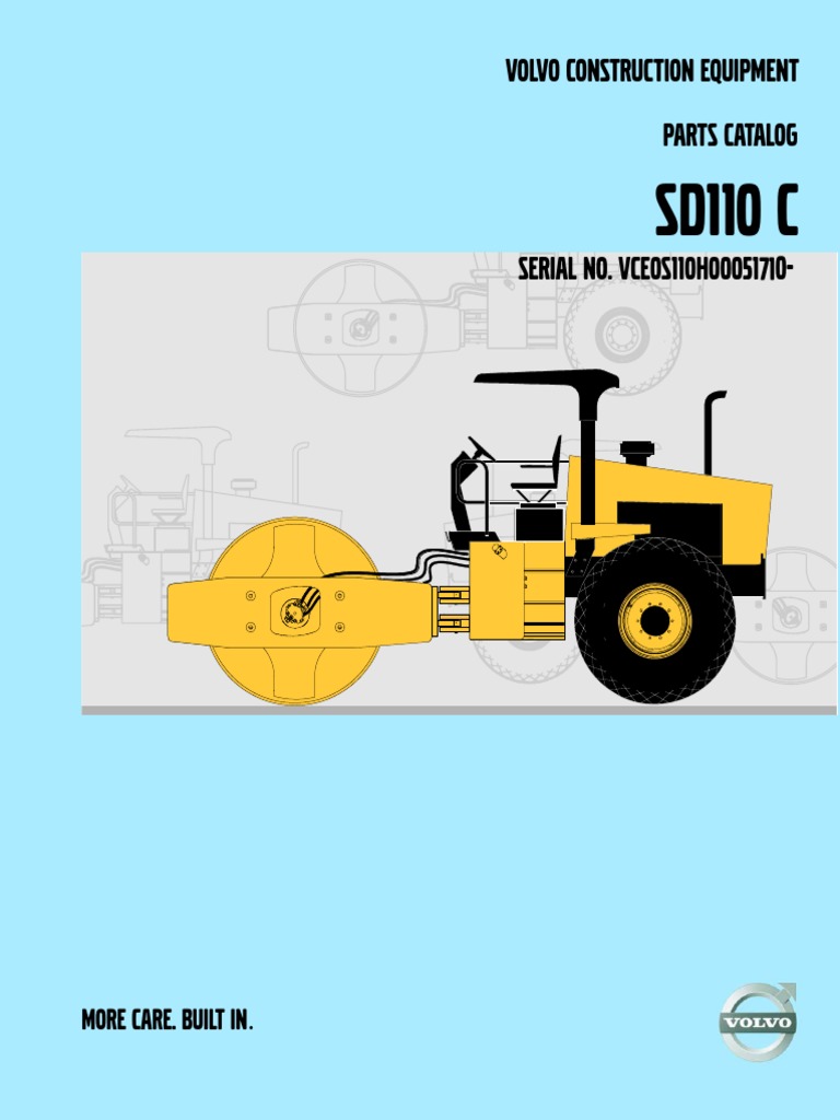Volvo SD110 Parts Catalog | PDF | Screw | Cylinder (Engine)