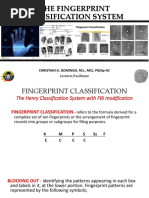 Henry Classification System With FBI Modifications | PDF | Fingerprint ...