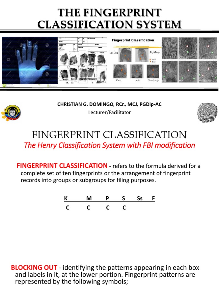 Fingerprint Classification | PDF | Fingerprint | Teaching Mathematics