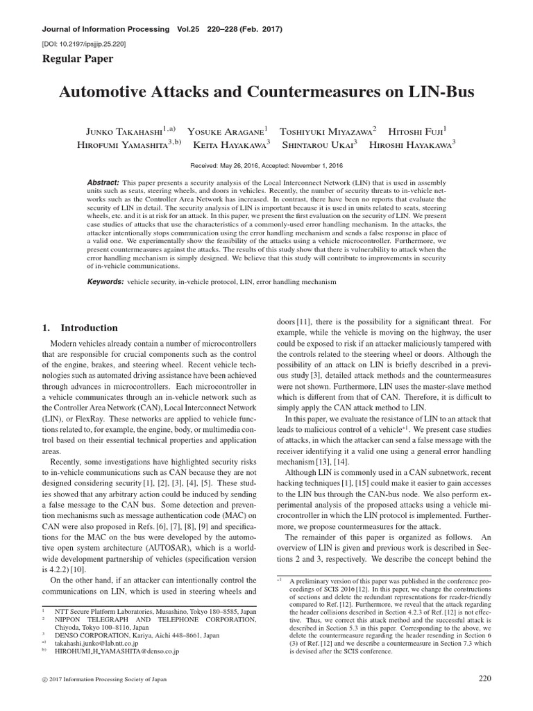 Lin Bus PDF | PDF | Telecommunications | Data Transmission