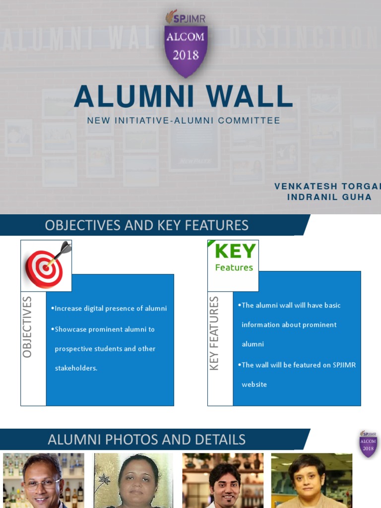 Alumni Wall: New Initiative-Alumni Committee | PDF | Companies | Business
