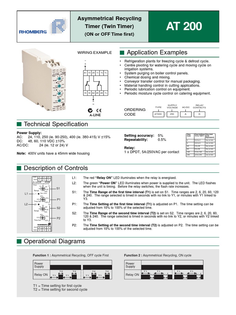 AT200 | PDF | Relay | Components