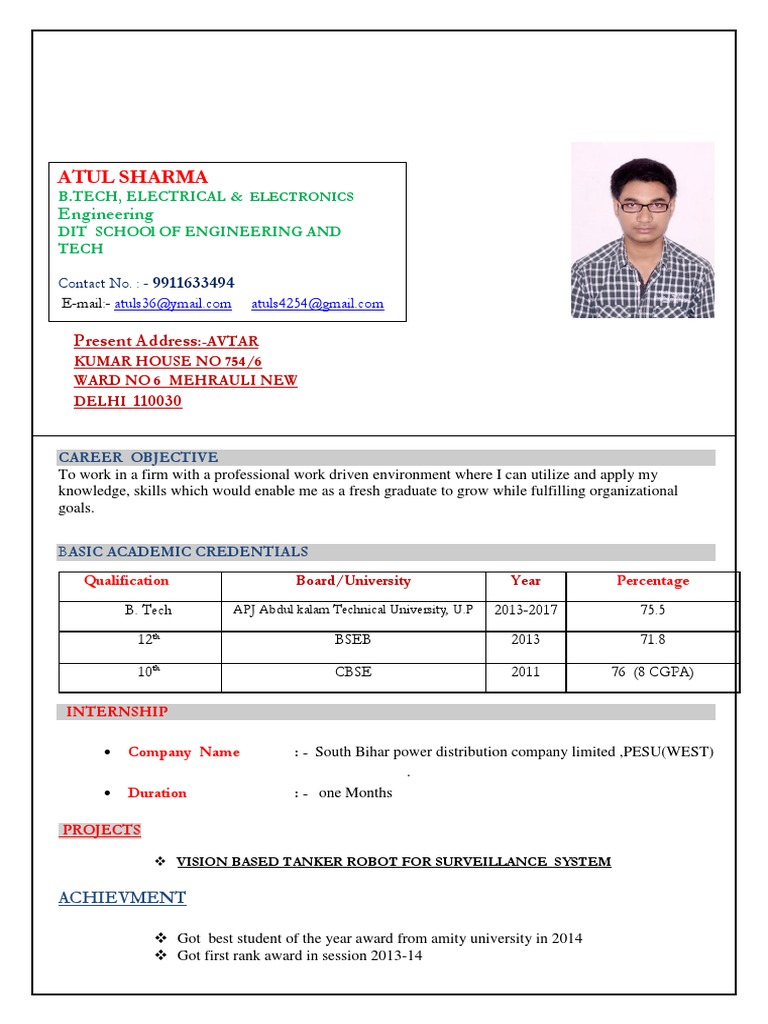 Atul Resume | PDF
