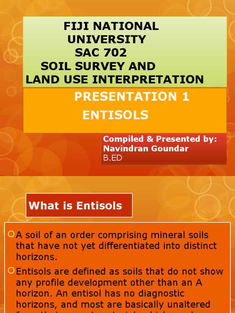 Entisols | PDF | Soil | Erosion
