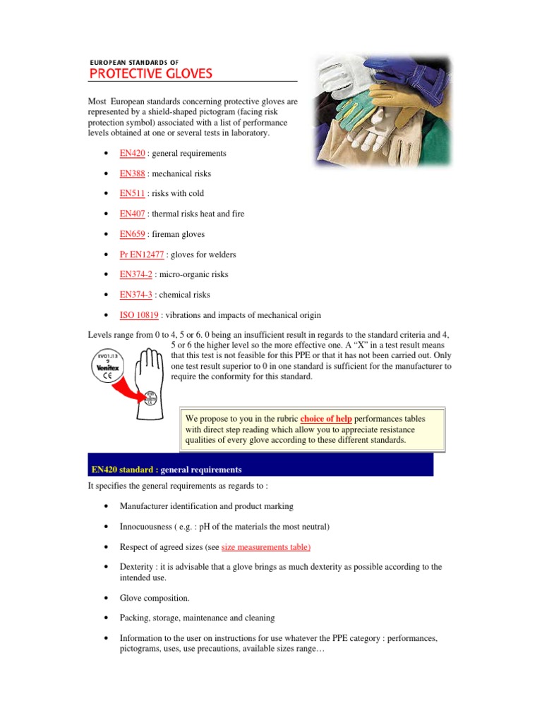 Understanding Protective Glove Standards: A Comprehensive Breakdown of ...