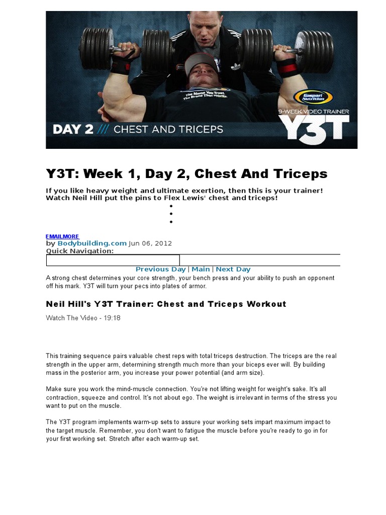 Y3t Week 1 Day 2 | PDF | Arm | Recreation