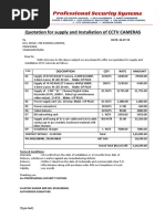 CCTV Installation Report Format in Word | PDF | Closed Circuit ...
