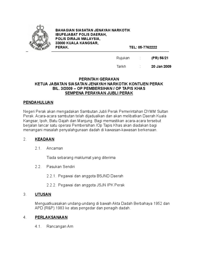 Perintah Gerakan | PDF