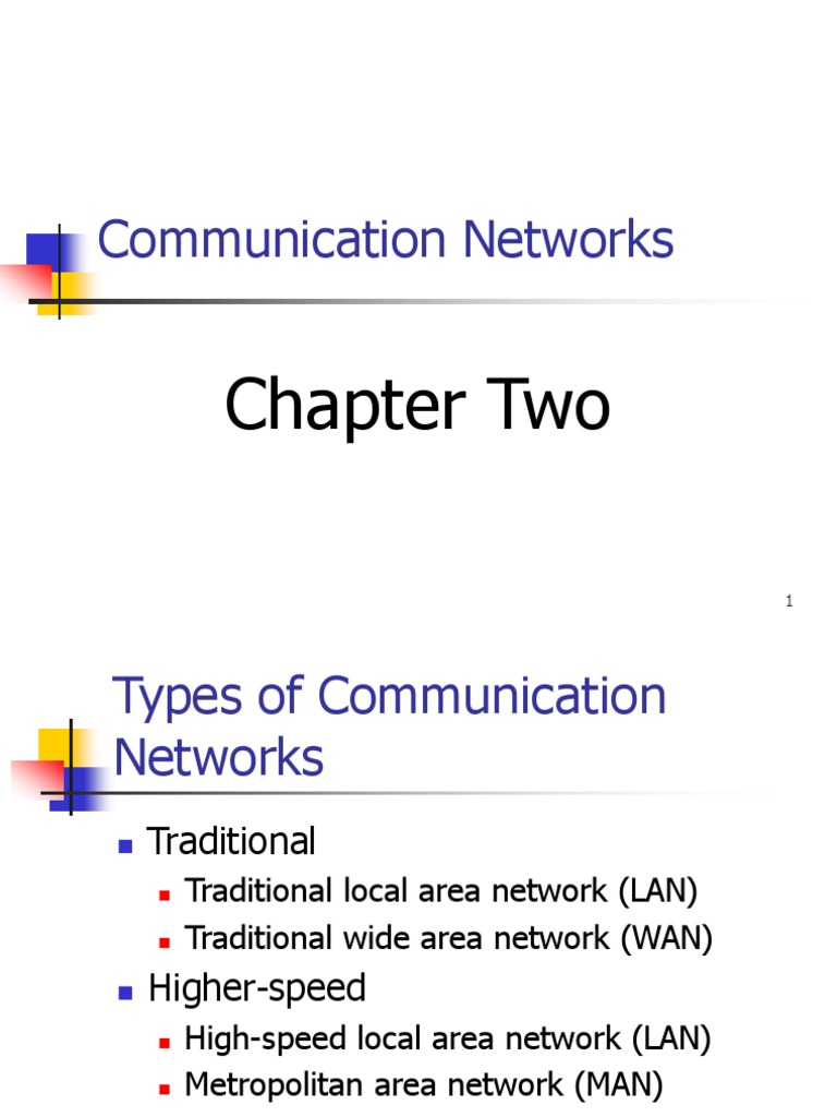 Communication Networks: Chapter Two | PDF | Asynchronous Transfer Mode | Packet Switching
