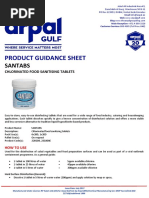 Sanichlor Tabs | PDF | Disinfectant | Hygiene