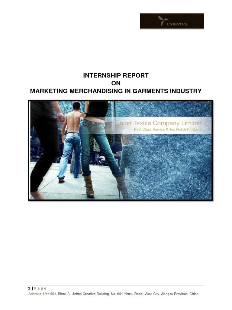 Internship Report ON Marketing Merchandising in Garments Industry | PDF ...