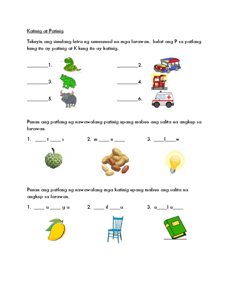 Patinig | PDF