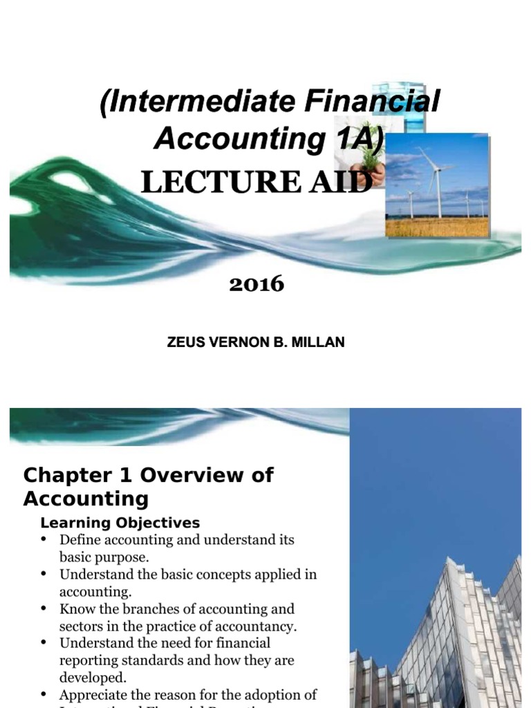 (Intermediate Financial (Intermediate Financial Accounting 1A ...