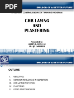 Sample CHB Installation | PDF | Masonry | Specification (Technical ...