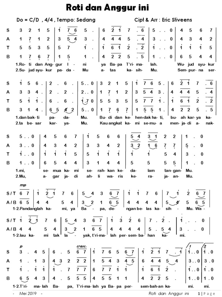 Roti Dan Anggur Ini PDF | PDF