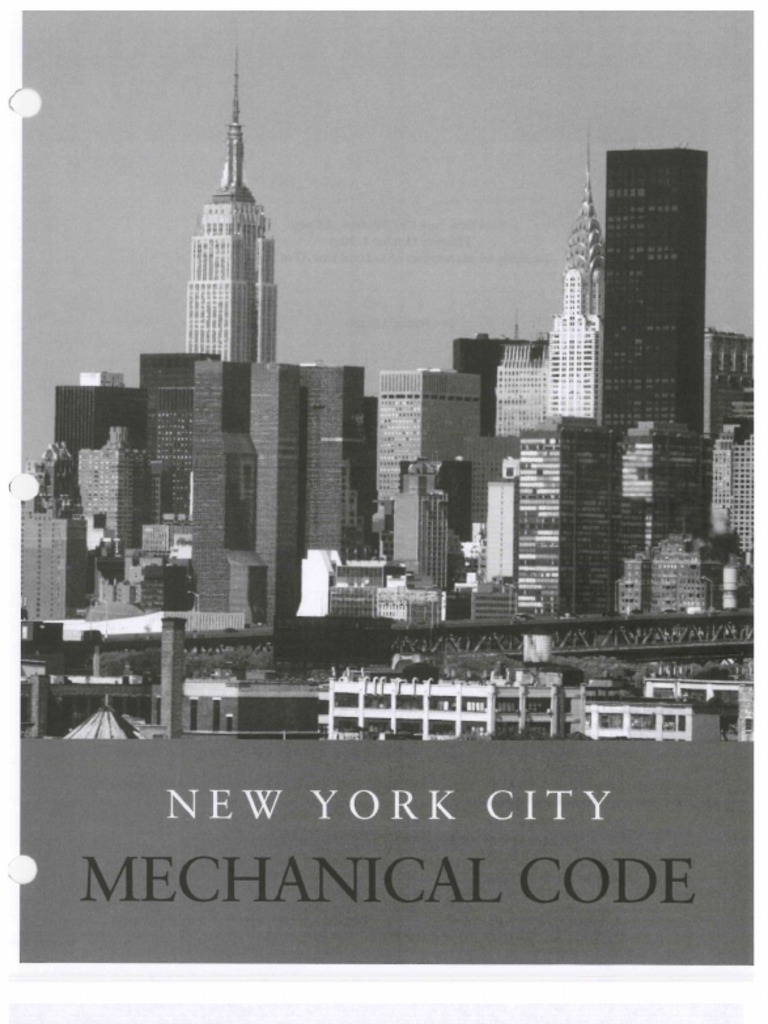 2014 NYC Mechanical Code | PDF