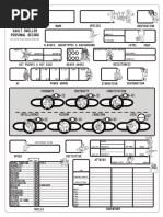Fallout RPG - Character Sheet | PDF | Role Playing Games | Gaming