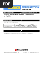 Mitsubishi Fuso Maintenance Schedule | PDF | Axle | Manufactured Goods