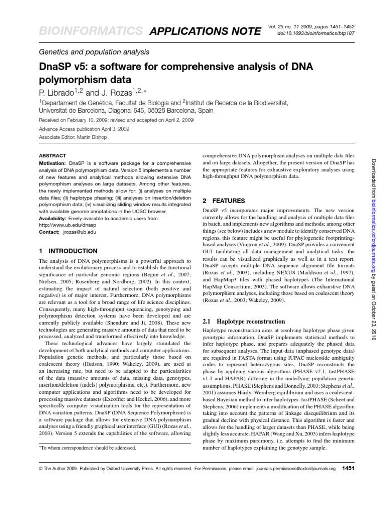 DNA Polymorphism | PDF | Business