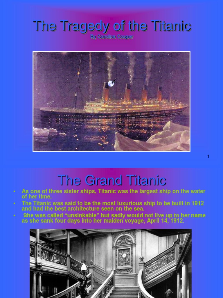 The Tragedy of The Titanic | PDF | Rms Titanic | Shipping