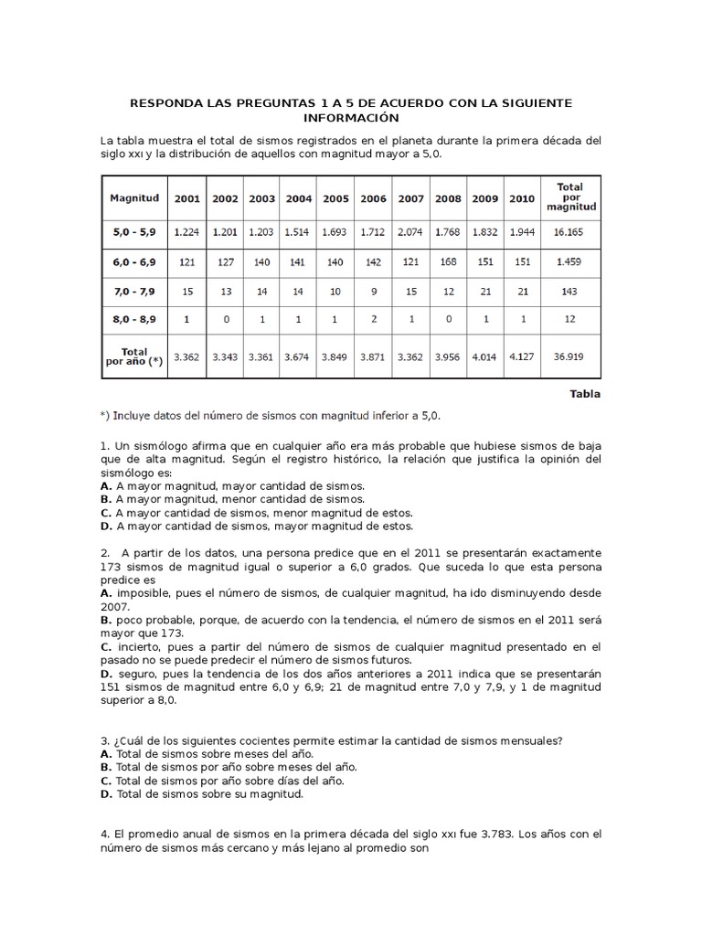 Razonamiento Cuantitativo | PDF | Papel | Aves