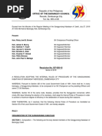 Sangguniang Kabataan Minutes Sample | PDF | Chairman | Secretary