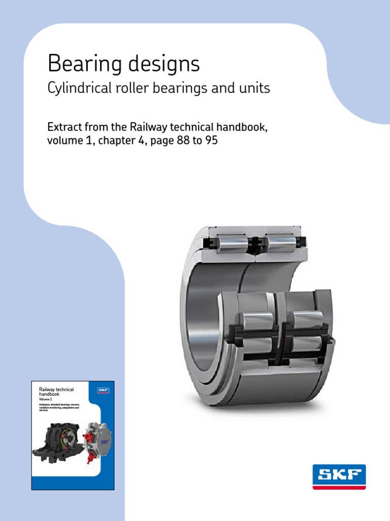Bearing Designs Cylindrical Roller Bearings and Units | PDF | Bearing ...