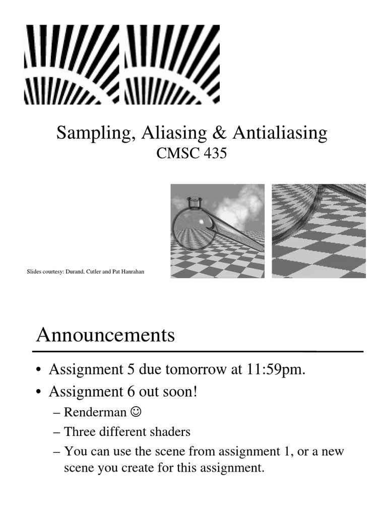 Anti Aliasing Pdf Sampling Signal Processing Fourier Transform