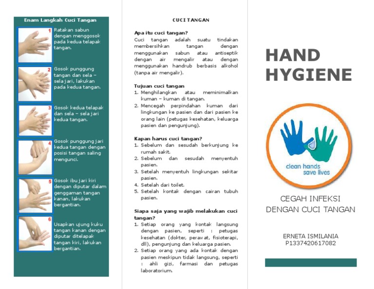Leaflet Hand Hygiene | PDF