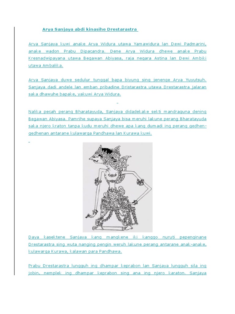 Cerita Wayang | PDF