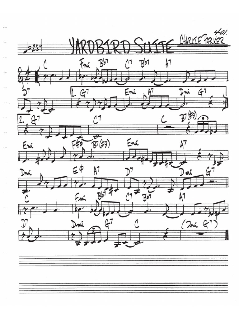 Yardbird Suite | PDF