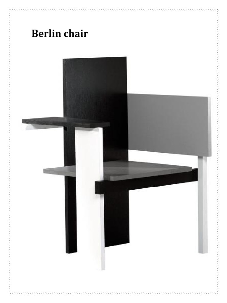 Silla Berlin de Gerrit Rietveld | PDF