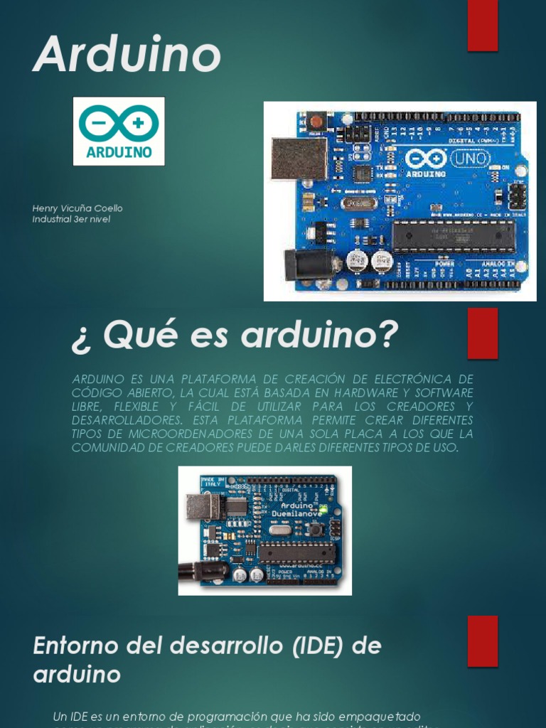 Introducción a Arduino: qué es, su entorno de desarrollo, características de la placa y ...