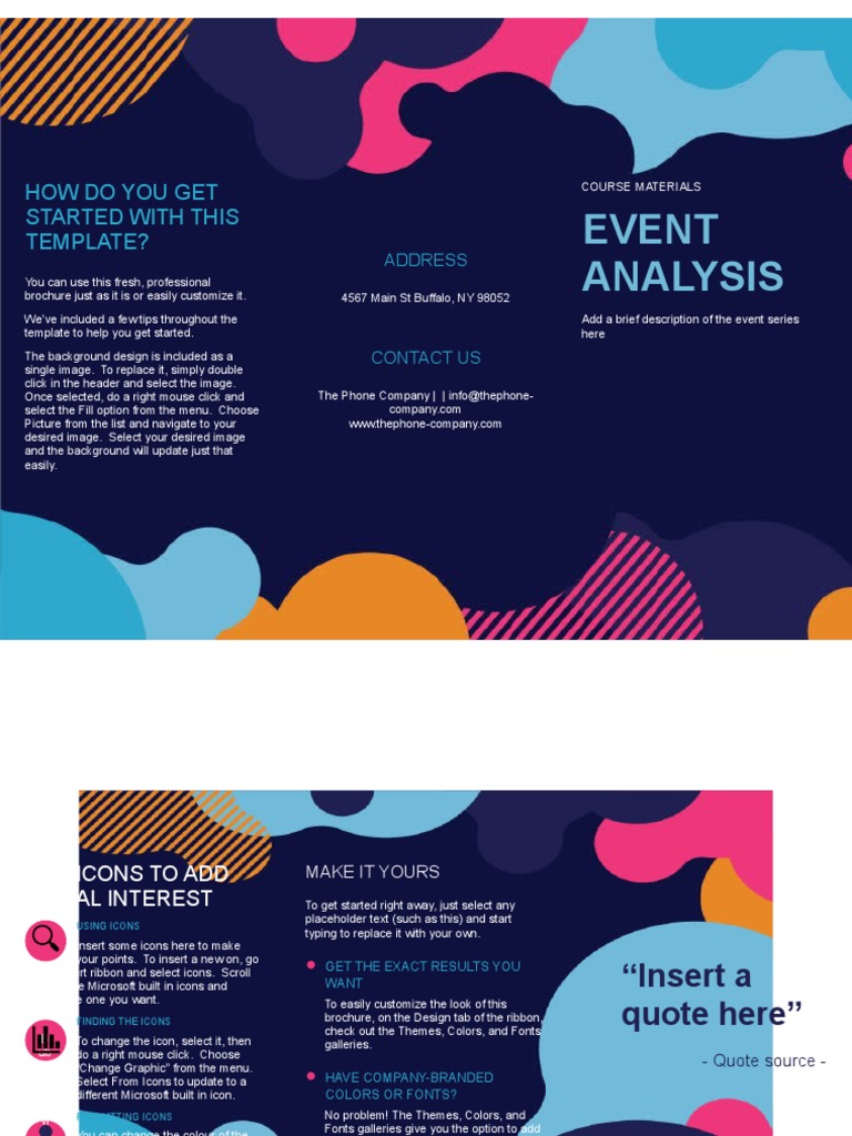 Event Analysis: How Do You Get Started With This Template? | PDF | Icon ...