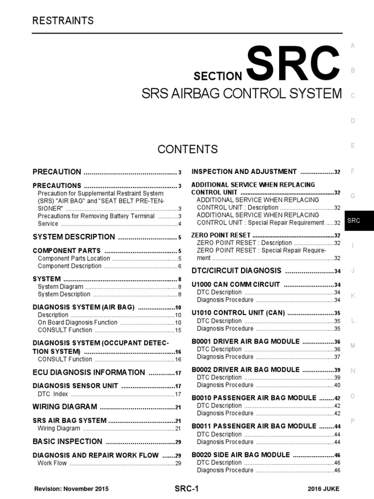 SRC | PDF | Airbag | Seat Belt