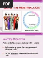 Menstrual Cycle Graph | PDF