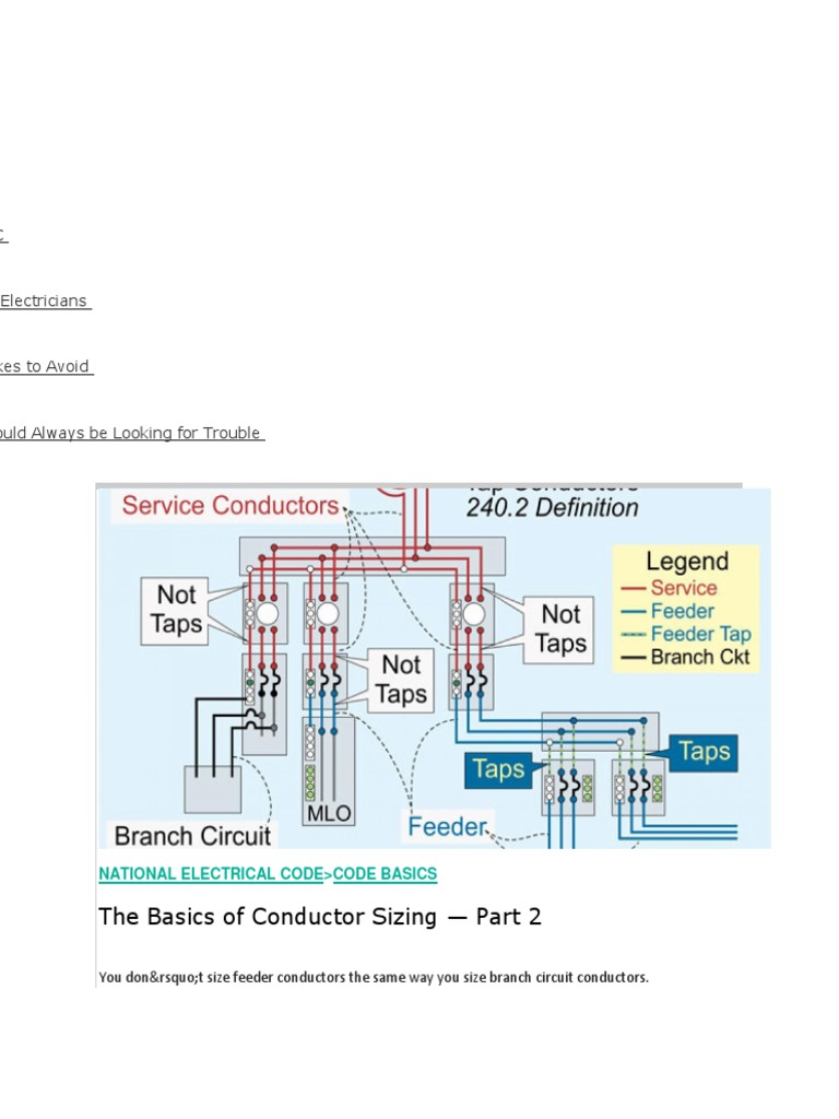 Basic Conductor Sizing Part 2 | PDF | Electrical Conductor | Electrical ...