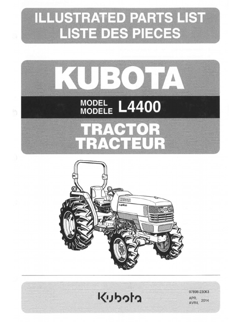 l4400 Kubota PDF | PDF
