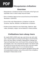 Timeline of Sumerian History | PDF | Babylonia | Sumer