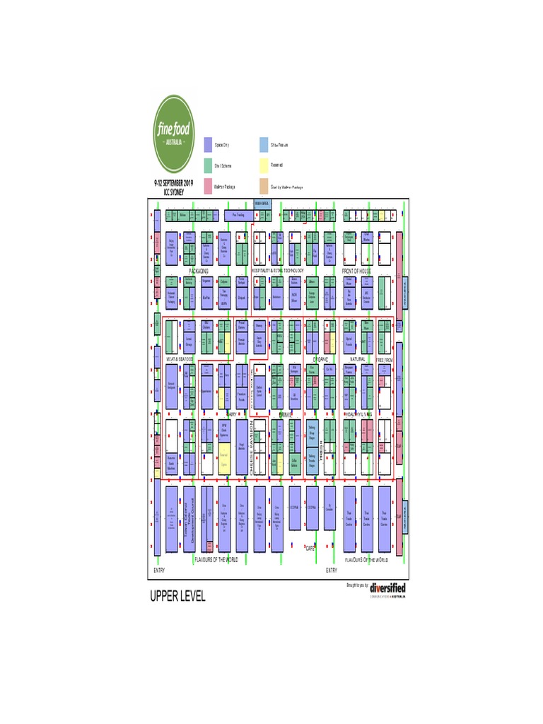 Mapa Stand Fine Food | PDF