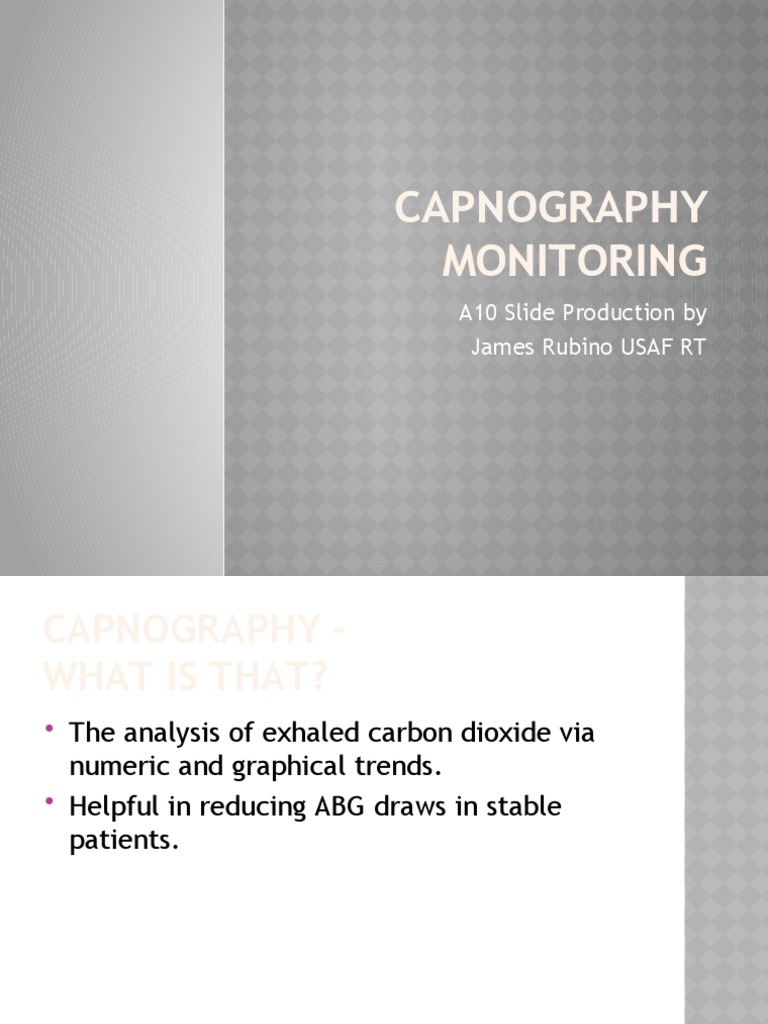 Capnography Monitoring in PICU | PDF | Carbon Dioxide | Respiratory System